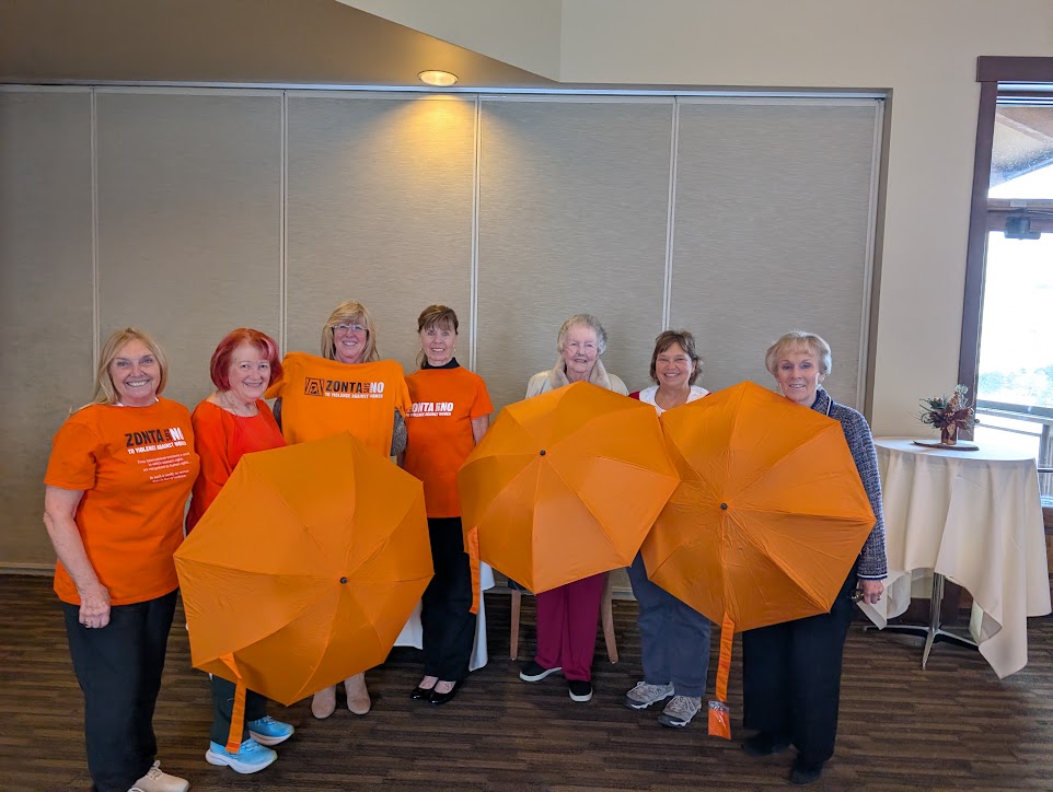 Zonta District 12 Past Governors show their Zonta Says NO spirit – Join ...